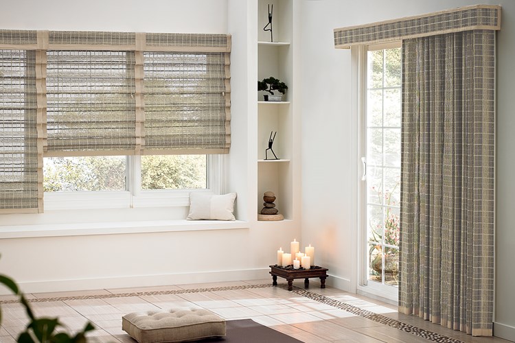 Custom Natural Drapes | Bali Blinds and Shades